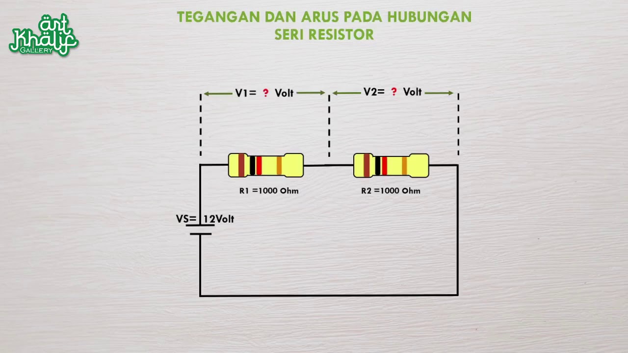 Cara Mengetahui Arus Tegangan pada Rangkaian Resistor - YouTube