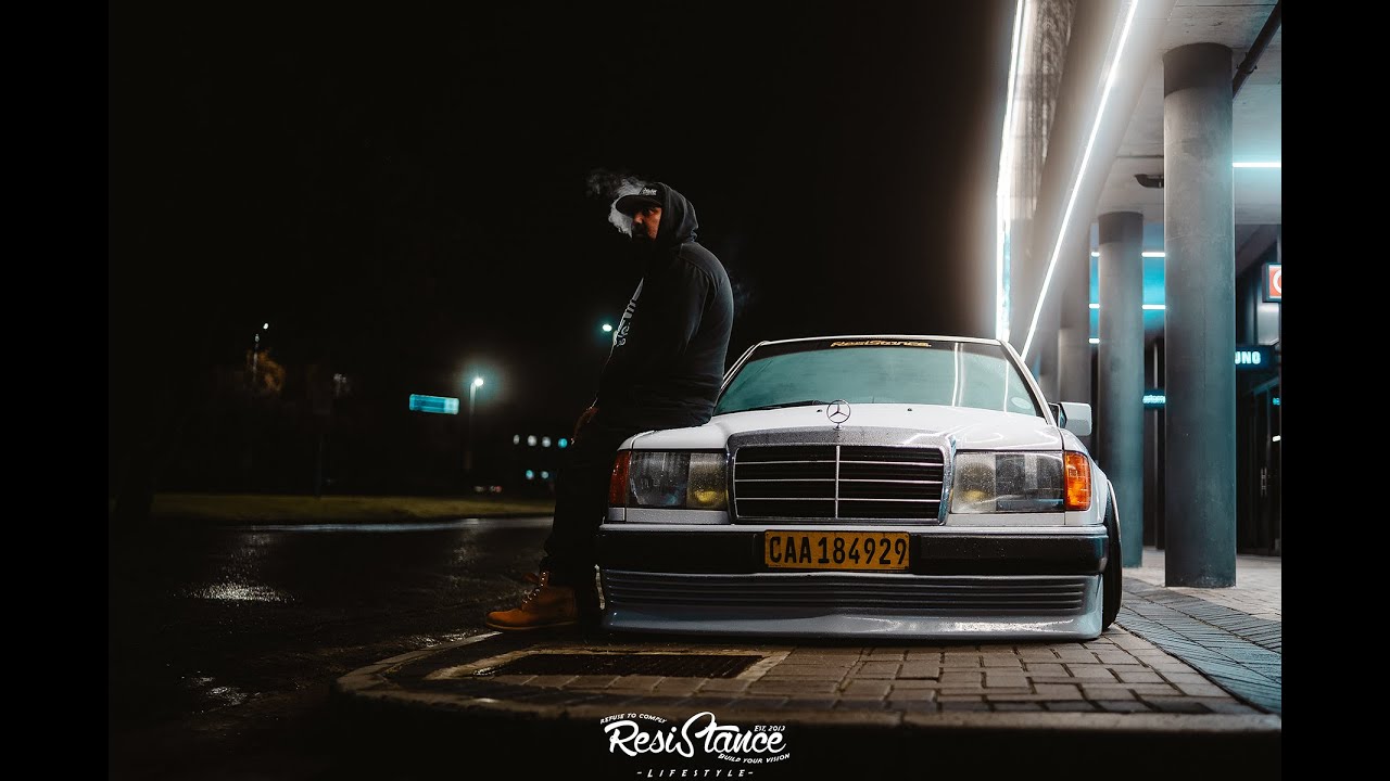 Mercedes W124 230E Bagged | Stance Nightshoot | 4K - YouTube