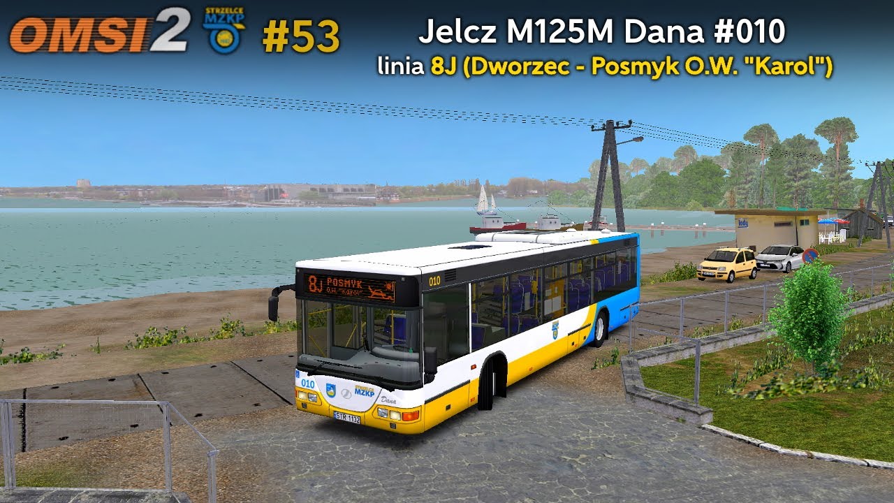 [OMSI 2 #53] Jelcz M125M Dana #010 - MZKP Strzelce (linia 8J) - YouTube