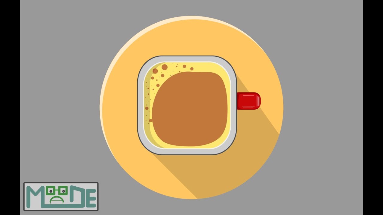 Coffee Cup Made With Inkscape 1.0 - YouTube