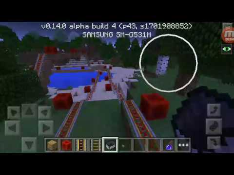 Duong ray dai trong minecraft pe - YouTube