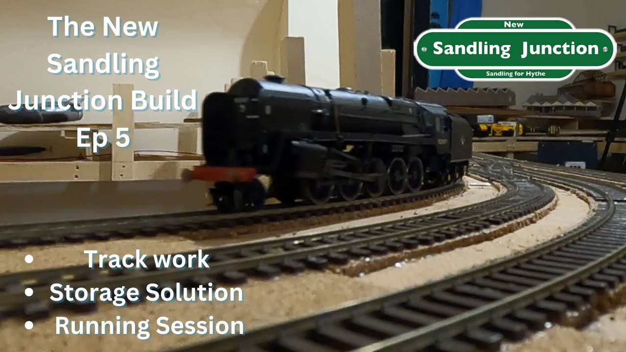 The New Sandling Junction Build Ep 5 - Trackwork - Storage Solutions ...