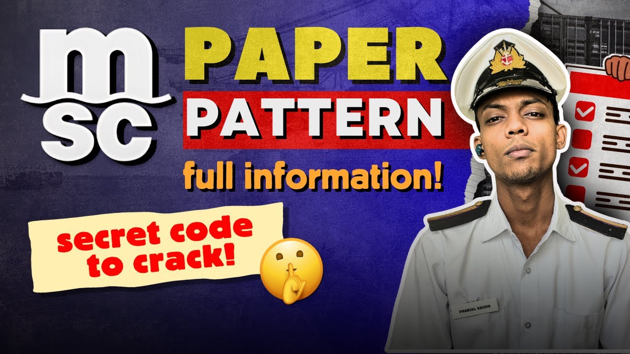 MSC DNS Written Test Pattern 2025: Syllabus, Exam Tips & Preparation ...