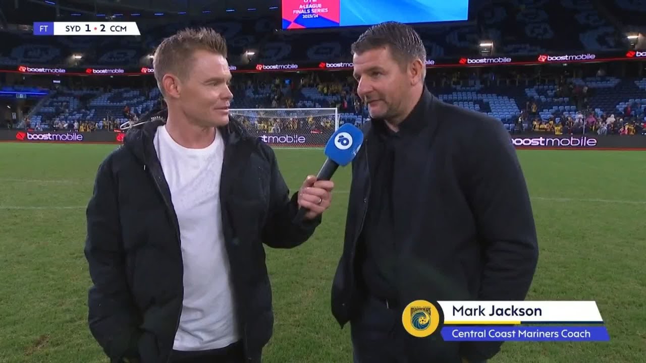 Mariners Coach Mark Jackson talks to 10 Football's Scott Mackinnon ...