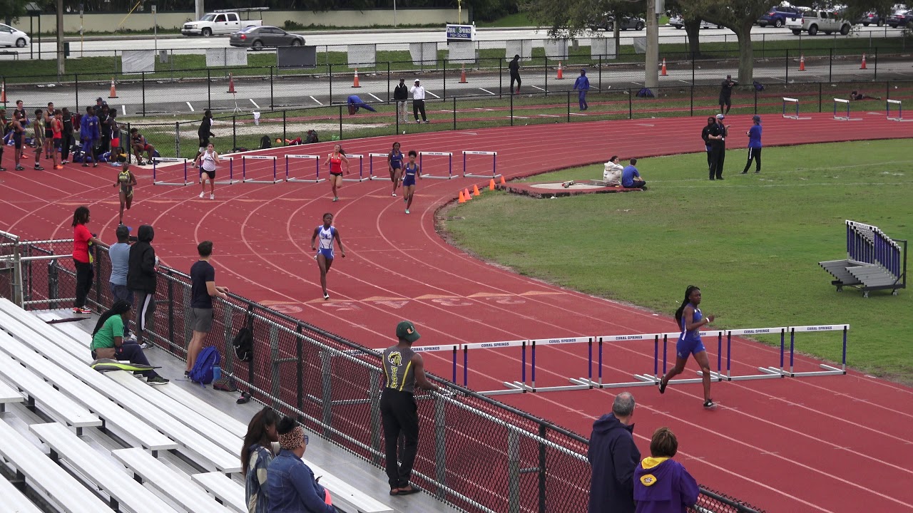 Women's 300m Shuttle Hurdle Relay Heat 3 Finals 2020 Walter Dix Relays ...