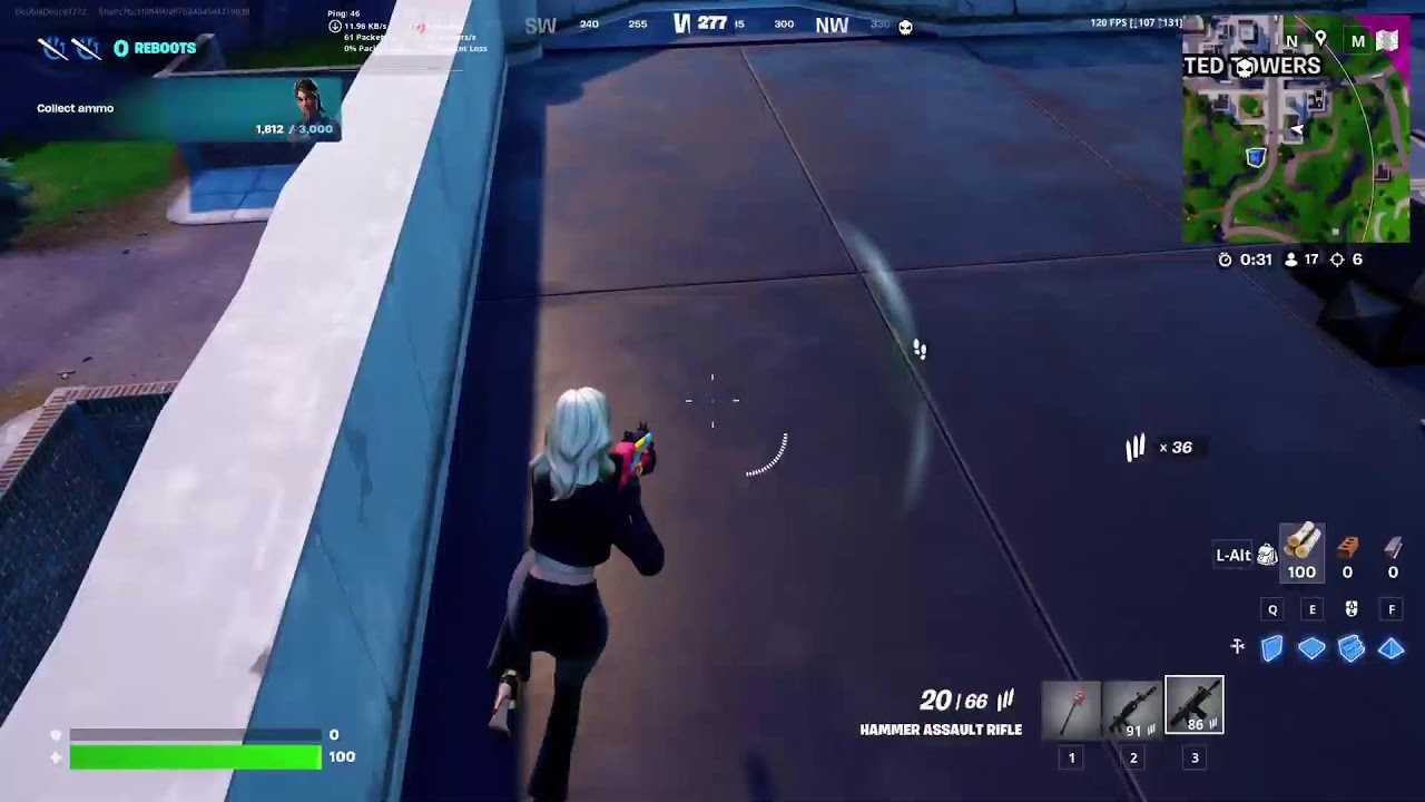 playing sum fortnite - YouTube