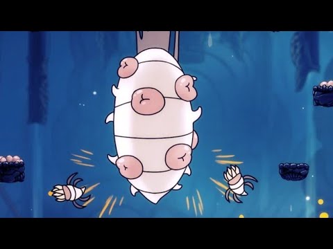 Hollow Knight - "Flukemarm" boss fight (nail only) - YouTube