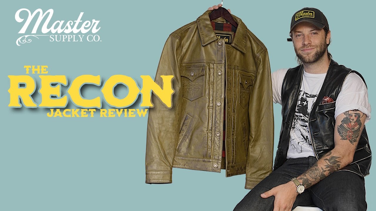 Recon - Master Supply Co. Leather Jacket Review! - YouTube