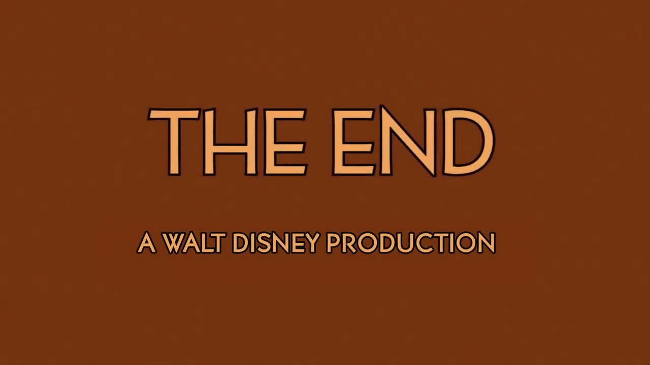 The End/A Walt Disney Production (1961, version 3) - YouTube
