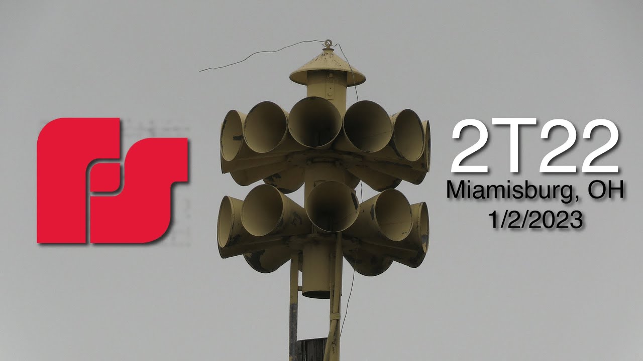 Federal Signal 2T22 | Alert Test | Miamisburg, Ohio | 1/2/2023 - YouTube