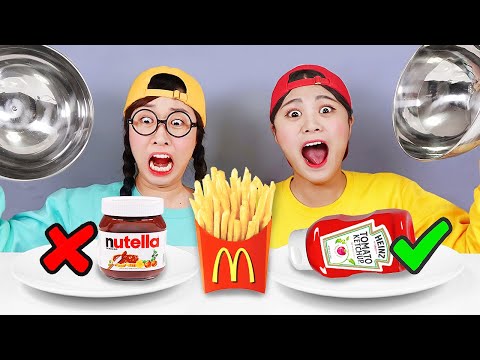 Mystery Sauce Challenge 소스 챌린지 먹방 DONA 도나