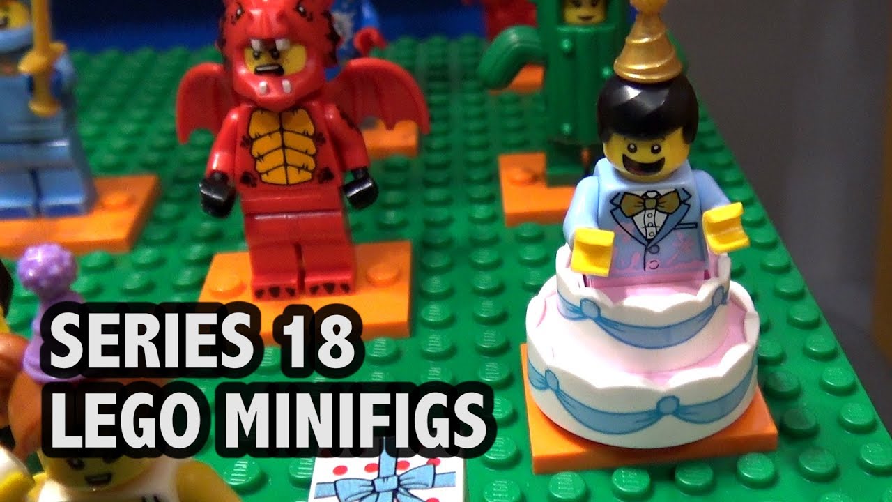 LEGO Series 18 Collectible Minifigures | New York Toy Fair 2018 - YouTube