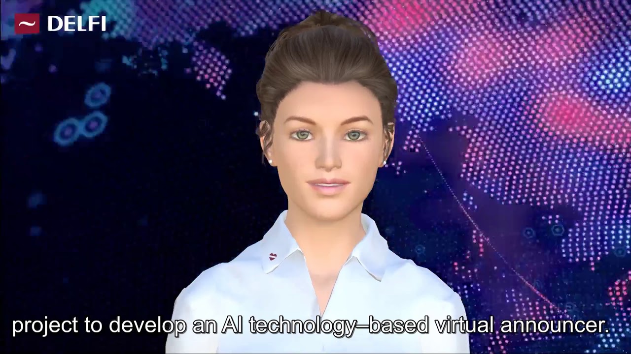 Europe's first AI news anchor - YouTube
