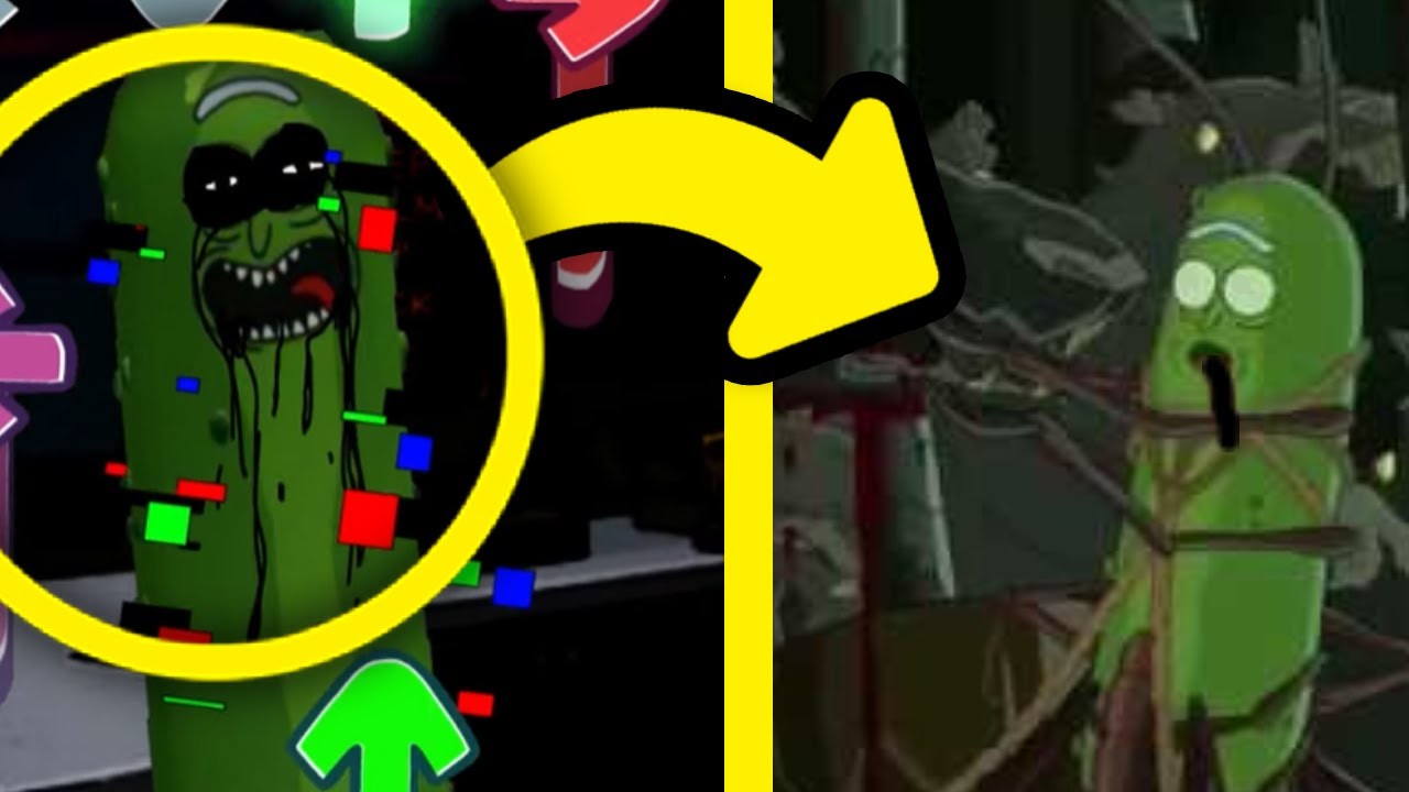 References in FNF Pibby | Corrupted Pickle Rick VS Pibby | Learning ...