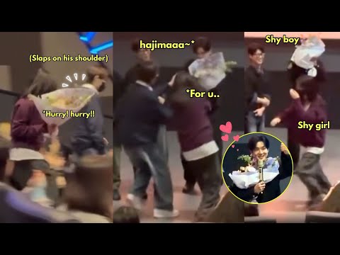 Somin rushed Beomjune just so she could give Wooshik the bouquet in time😭This Kim Uju still winning