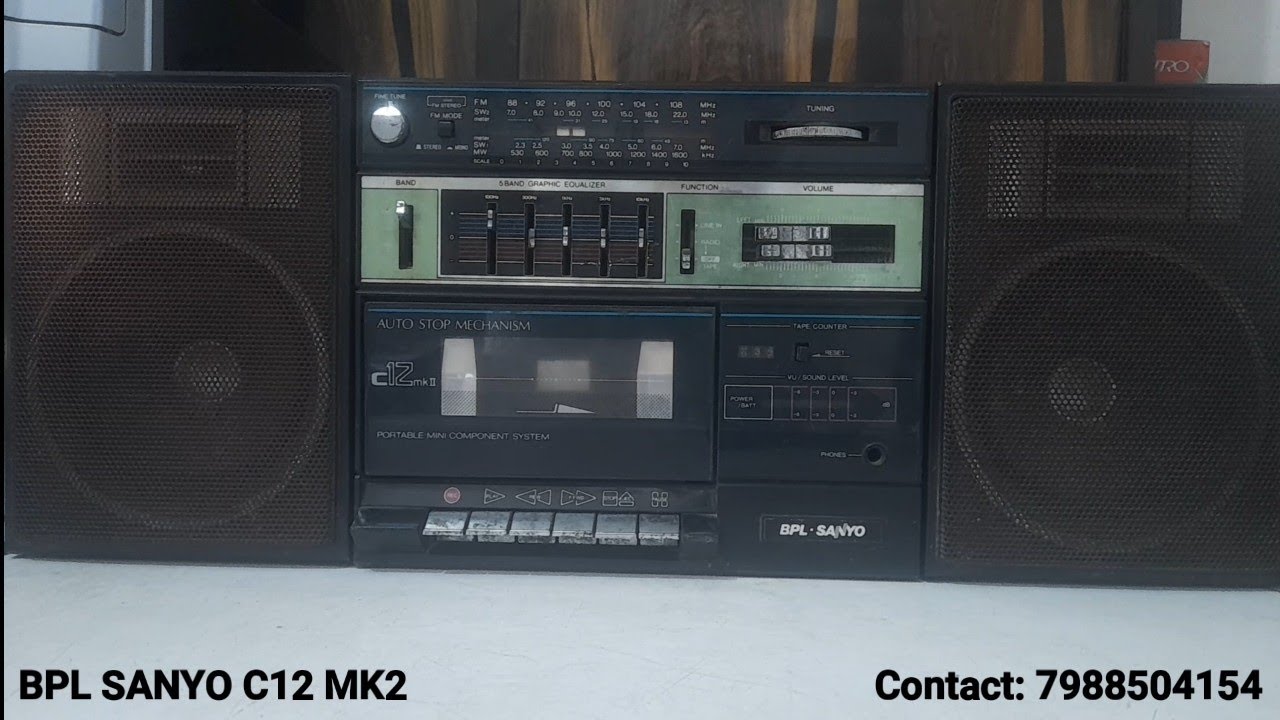 BPL SANYO C12 MK2 BOOMBOX SOLD OUT - YouTube