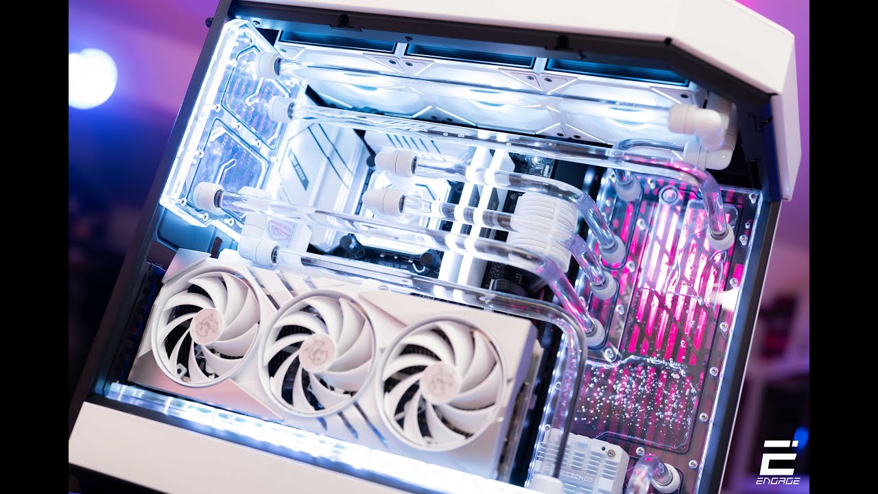 Hyte Y60 Water Cooling + Custom Distroplate (Spec I7 14700k + rtx4070ti ...