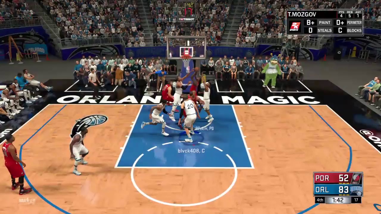 NBA 2k MyLeague Season 2: Blazers vs Magic - YouTube