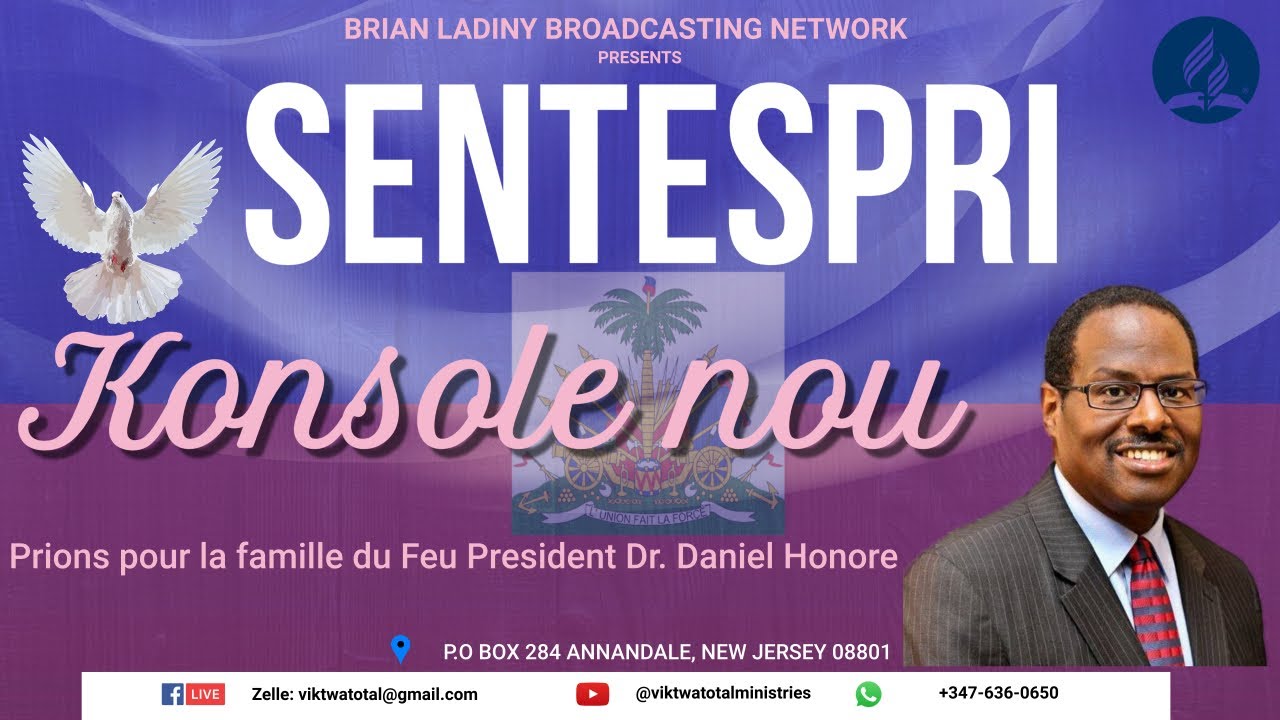 15 Janvier | 7am Prière du Matin | Sentespri Konsole Fanmi Dr. Daniel ...