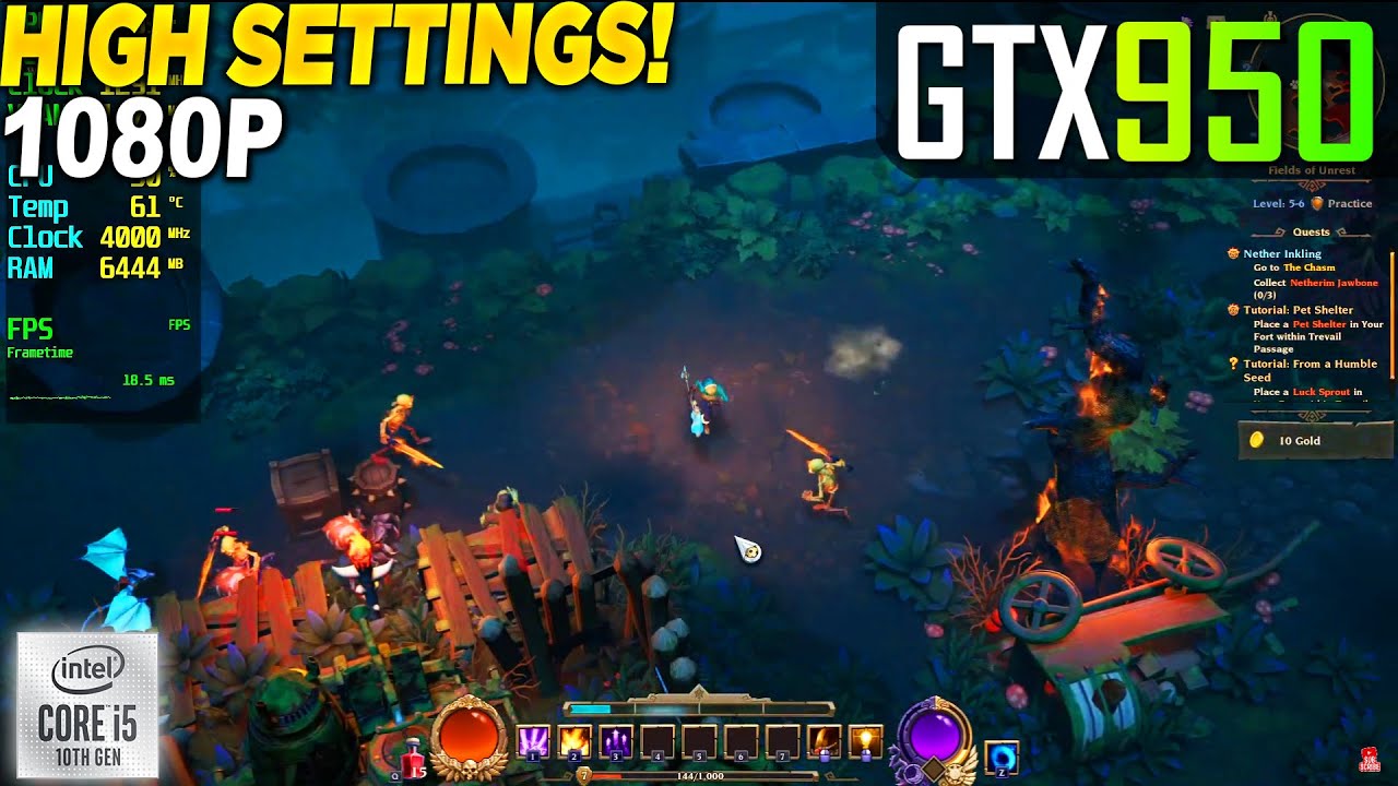 Torchlight 3 GTX 950 - 1080p High, - YouTube