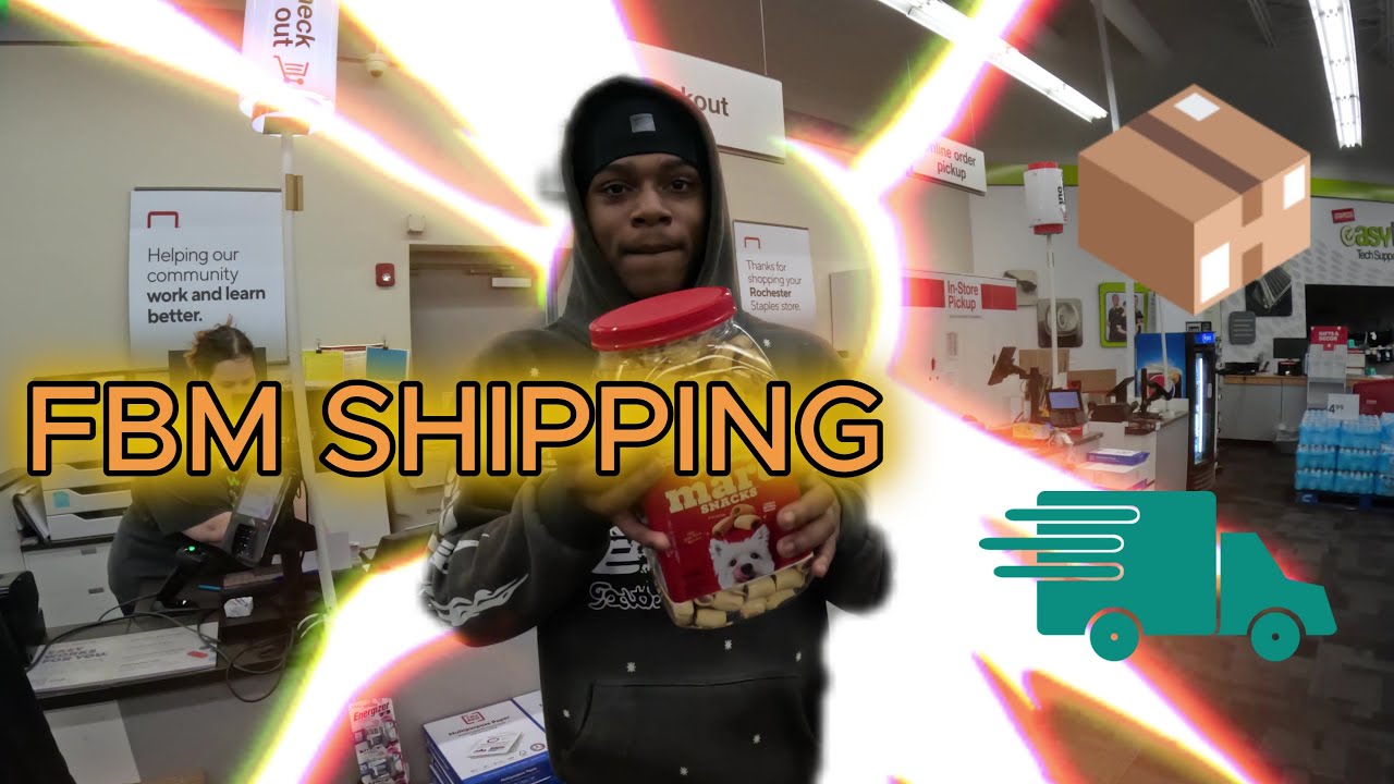 Shipping My First FBM Order!! - YouTube