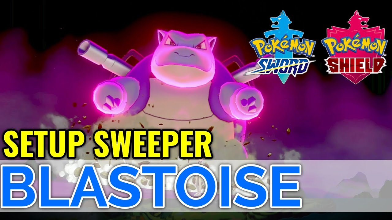 How to Blastoise in competitive battling (Double battle) Pokemon Sword ...