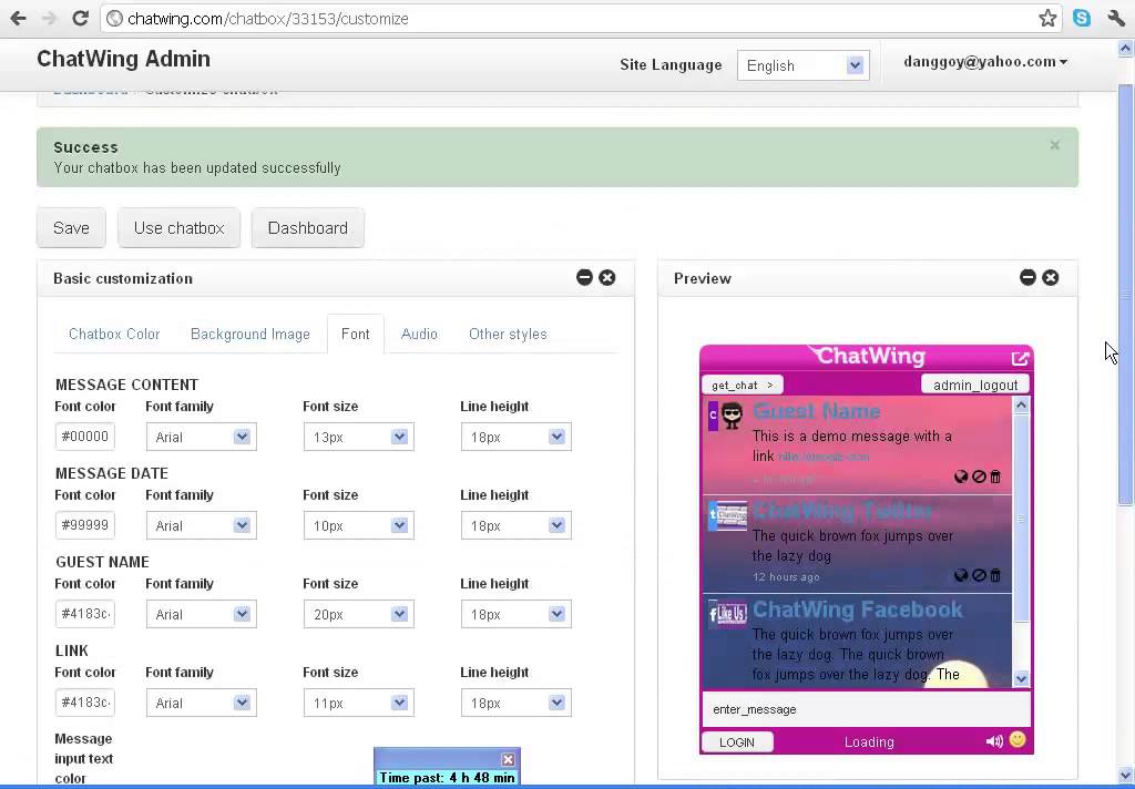Twitter Chat Box Web version - Chatwing - YouTube