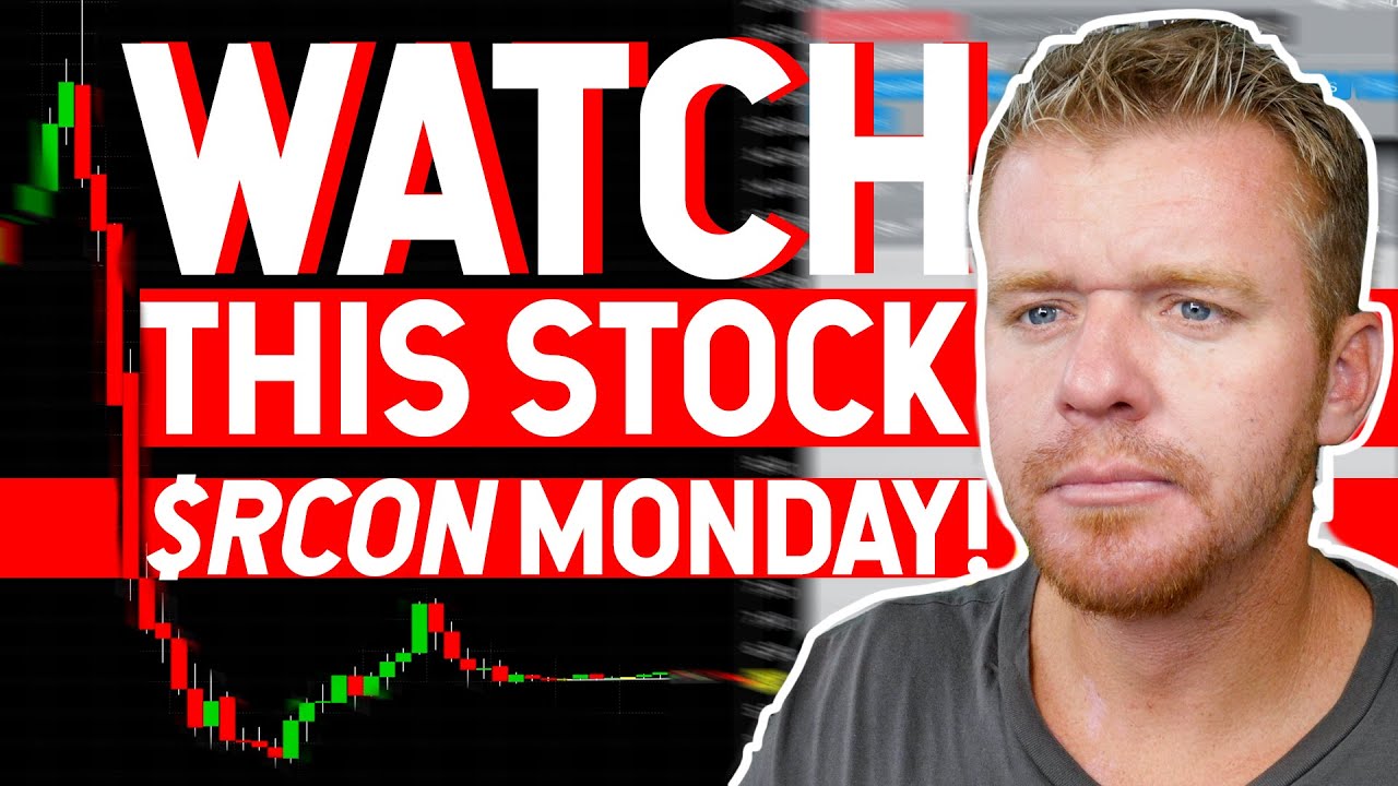 Watch This Stock After Huge Sell Off! $RCON MONDAY JUNE 14 - YouTube