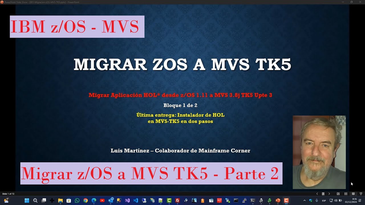IBM z/OS - MVS: Migrar z/OS a MVS TK5 - Parte 2 - YouTube