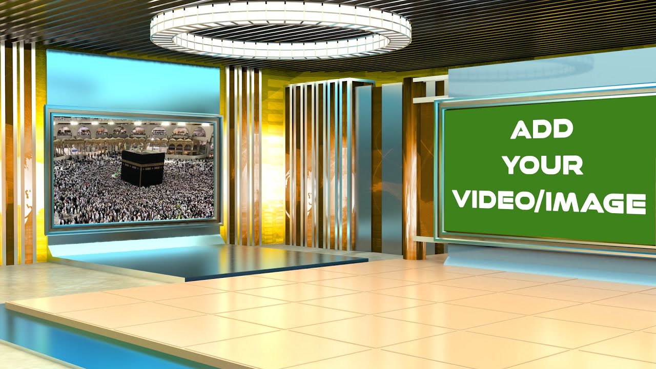 Islamic Virtual Studio Green Screen Studio M8 - YouTube