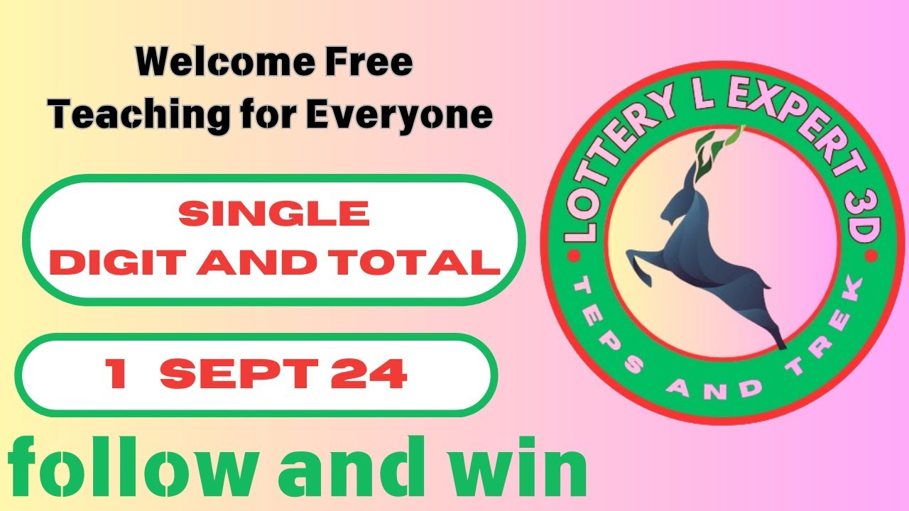Lottery Expert 3D Single Digit and Total and 3 Set - YouTube