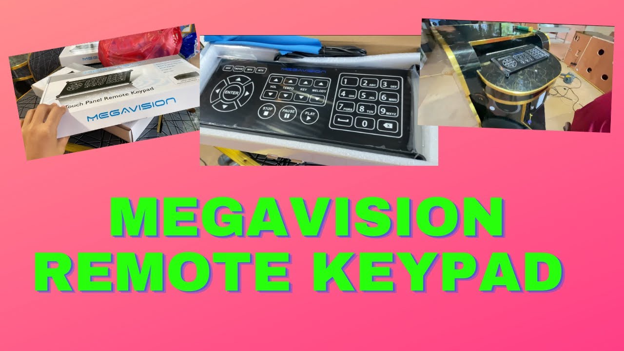 #Megavision #X8 #1TERABYTE #videokemachine Megavision Remote Keypad For ...