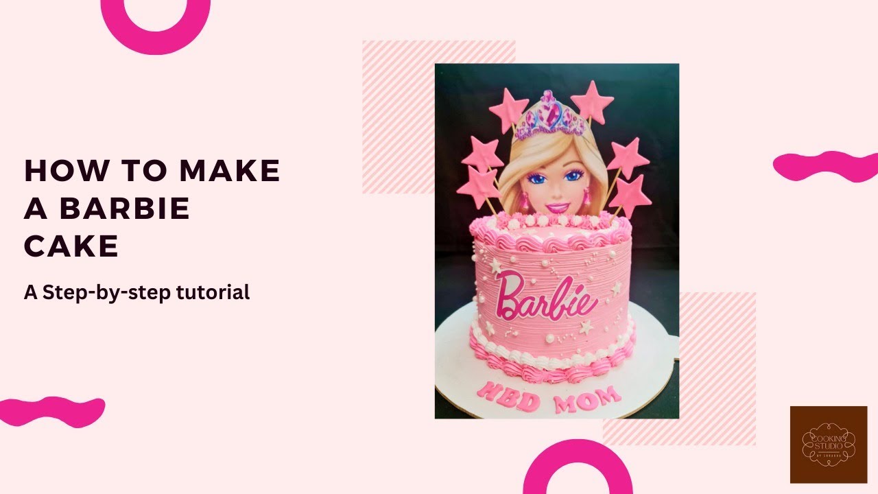 Easy DIY Barbie Cake Tutorial: Perfect for Girls' birthdays! - YouTube