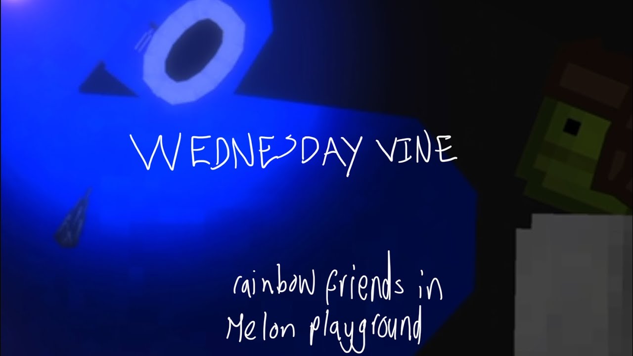 Wednesday Vine | Rainbow friends in melon playground - YouTube