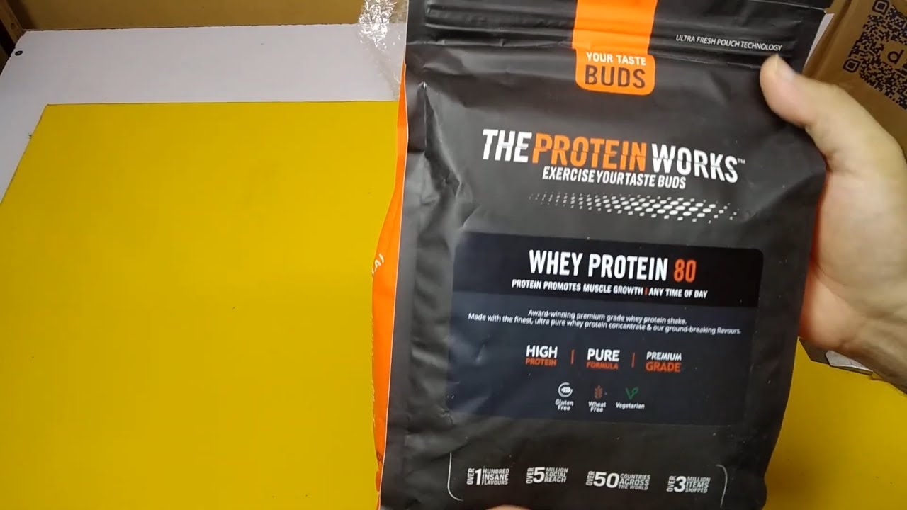 The Protein Works Whey Protein 80 - Vanilla Creme - daraz unboxing ...