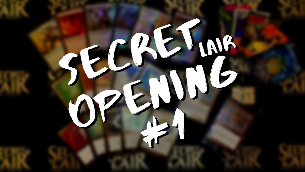 Secret Lair Opening #1 - YouTube