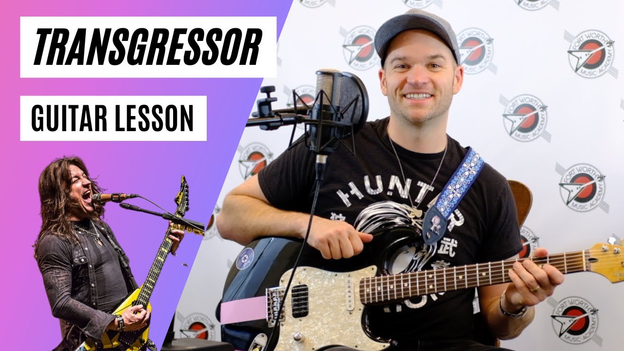 Stryper "Transgressor" Guitar Lesson (w/TAB!) - YouTube