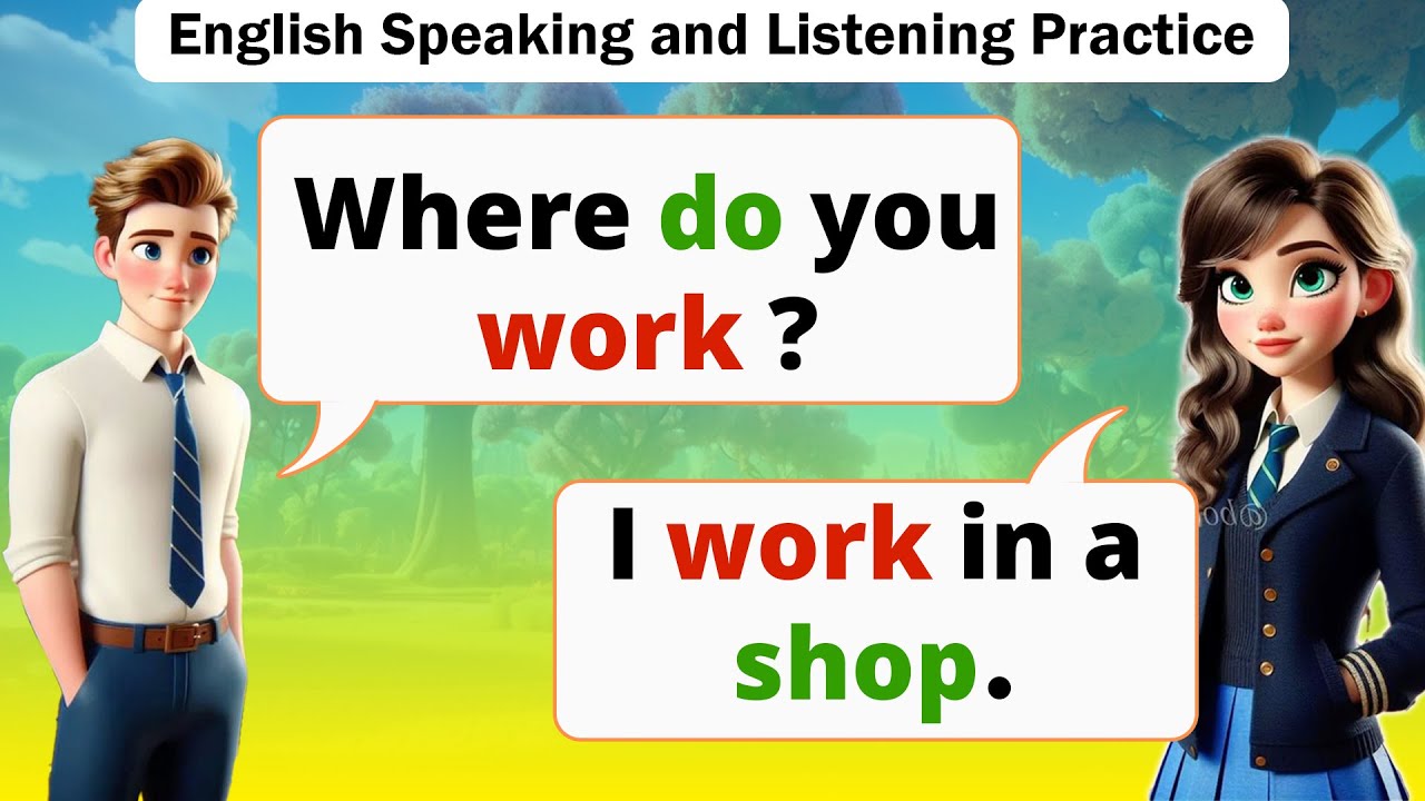 Everyday english conversation practice for beginners _ 150 most common ...