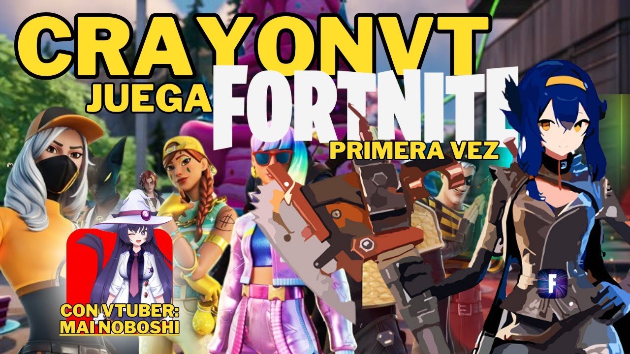 LA PRIMERA VEZ DE CRAYON!!! CrayonVT Juega Fortnite por Primera Vez con ...