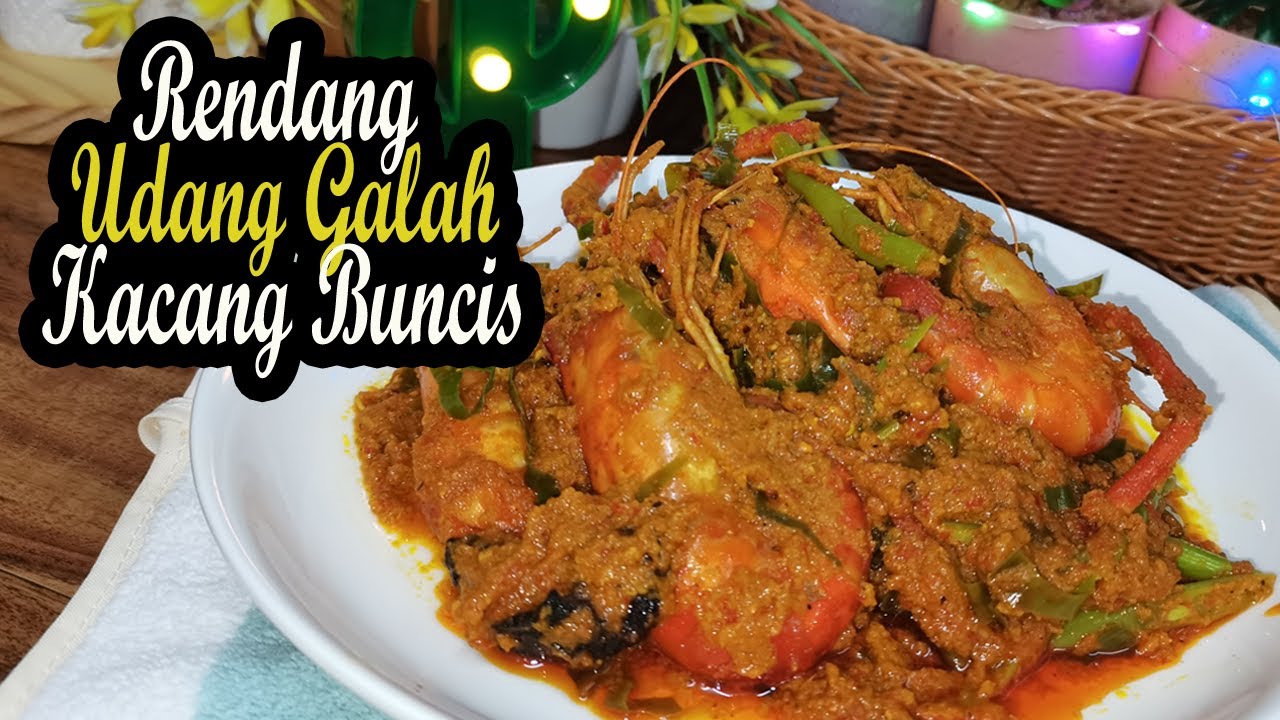 Resepi Rendang Udang Mudah Sedap | Prawn Rendang - YouTube