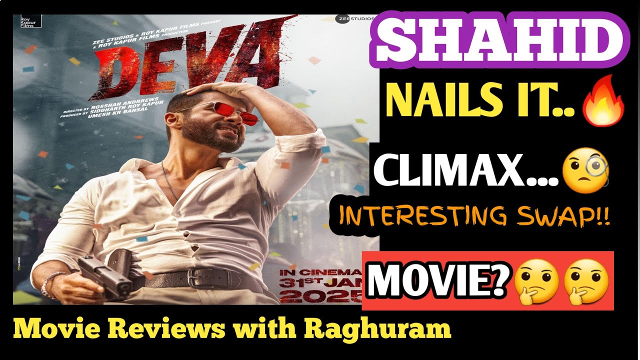 "DEVA" Movie Non-Spoiler REVIEW | Shahid Kapoor, Pooja Hegde | Rosshan ...