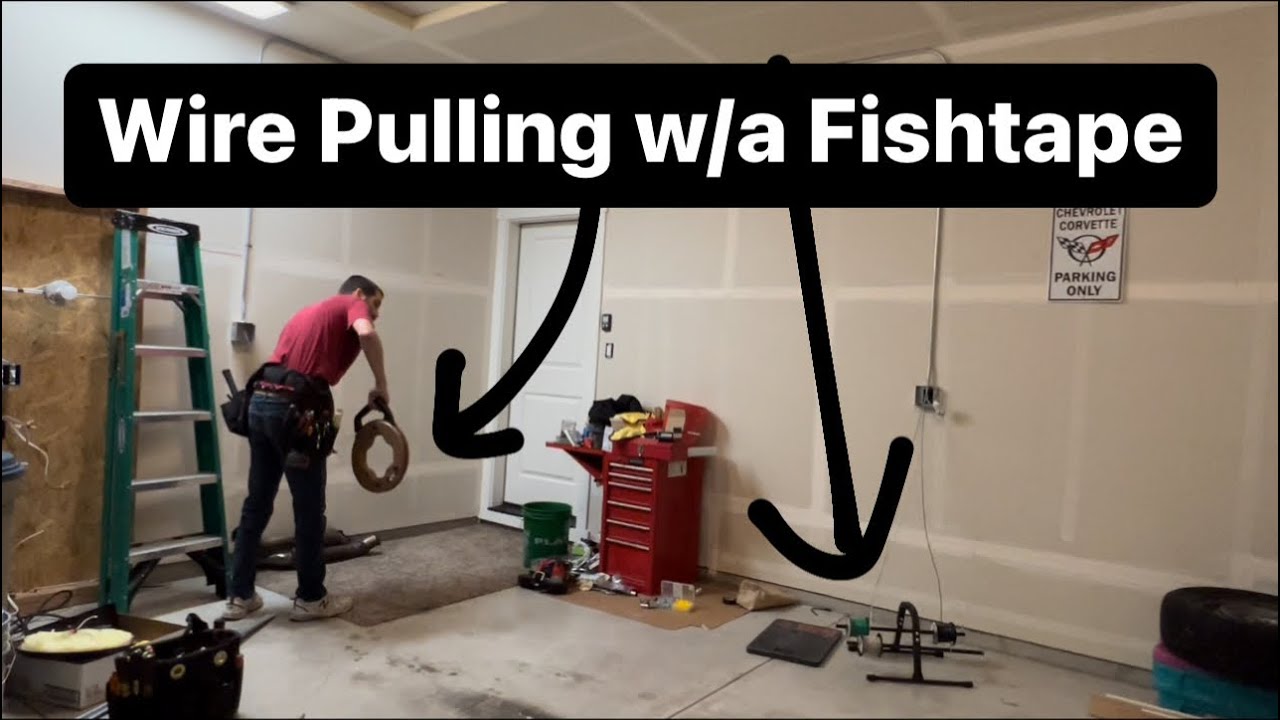 Electrical 101: How To Pull Wire Through Finished Pipe (With A Fishtape) - YouTube