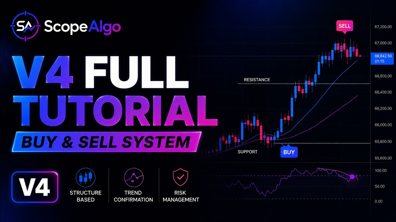 Smart Algo V4 FULL TUTORIAL - The Buy & Sell System Every Trader Should ...