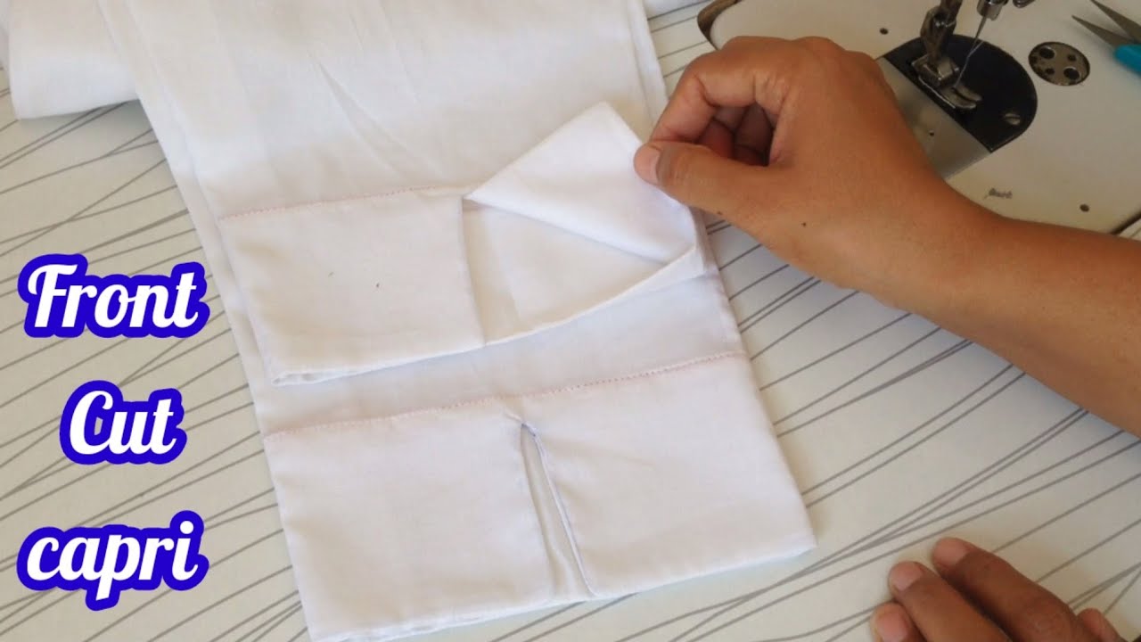 😎How to make Front cut capri Design/Front cut capri/capri design ...