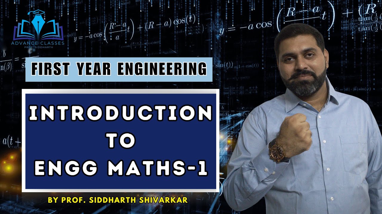 INTRODUCTION TO MATHS - 1| SYLLABUS | ENGINEERING MATHS 1 | Prof ...