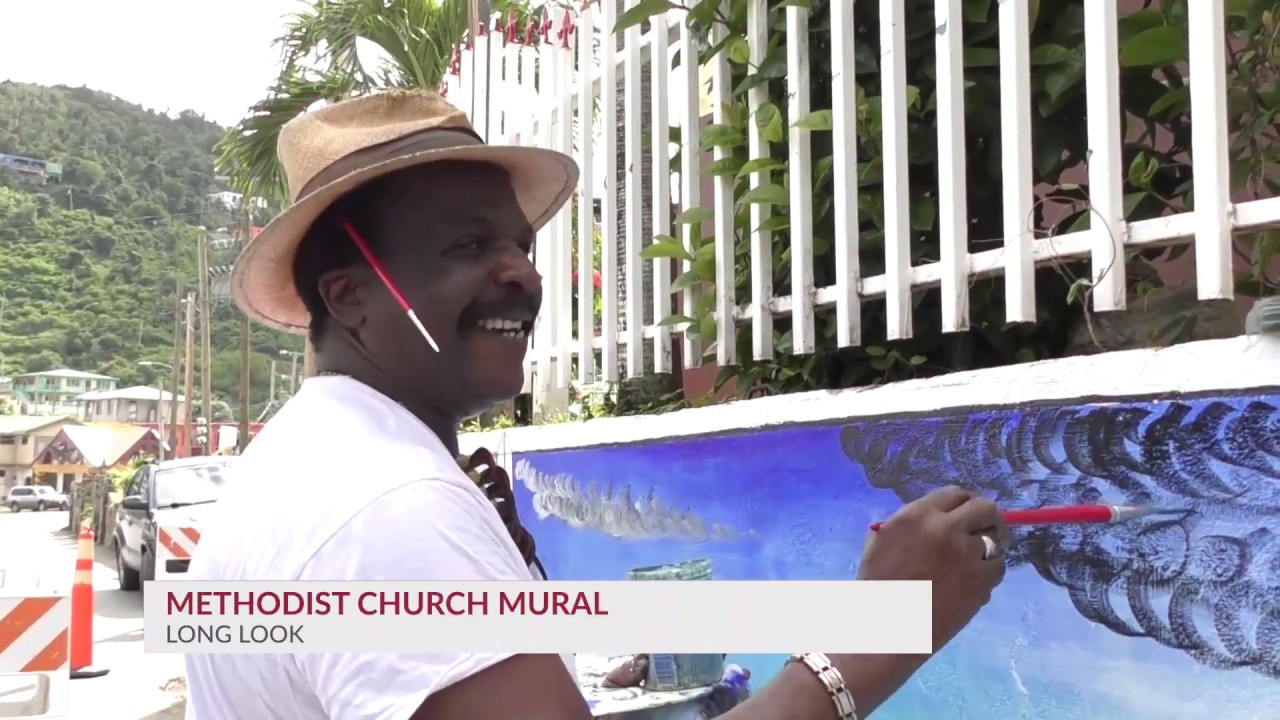 Long Look Methodist Church Mural p1 - YouTube