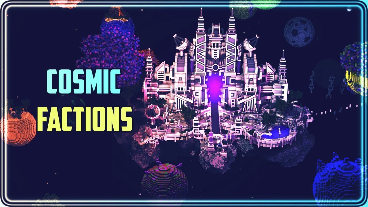 Minecrat MCPE/Windows 10/Xbox One Cosmic Factions Realm Download - YouTube