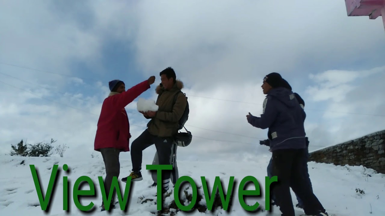 Snow In Bihunkot baglung - YouTube
