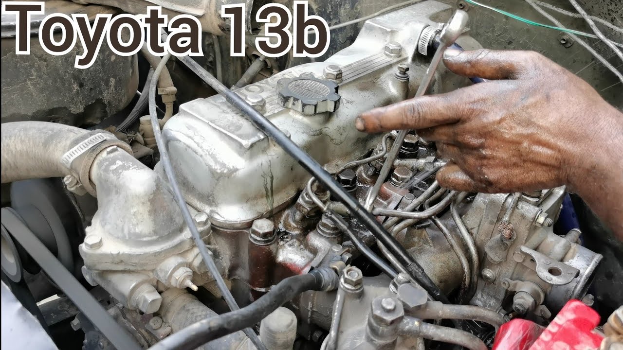 Toyota jeep 13b power full engine - YouTube