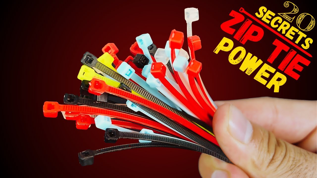 Discover 20 Amazing Zip Tie Hacks: Secrets for Your Daily Life! - YouTube